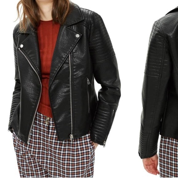 Topshop | Jackets & Coats | Topshop Biker Jacket | Poshmark